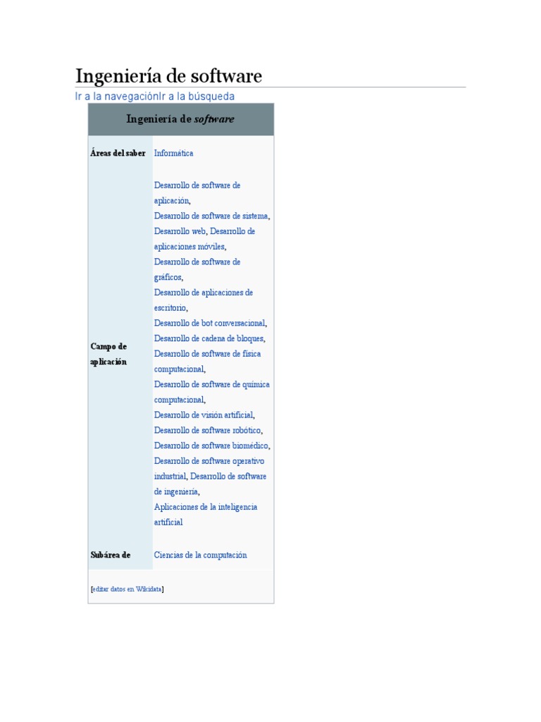Ingenieria Del Software | PDF | Ingeniería de software | Software