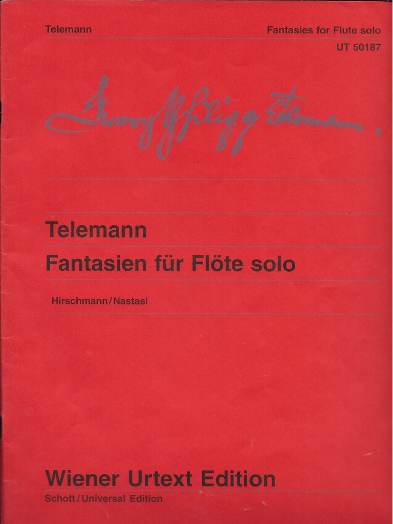 Telemann 12 Fantasie | PDF