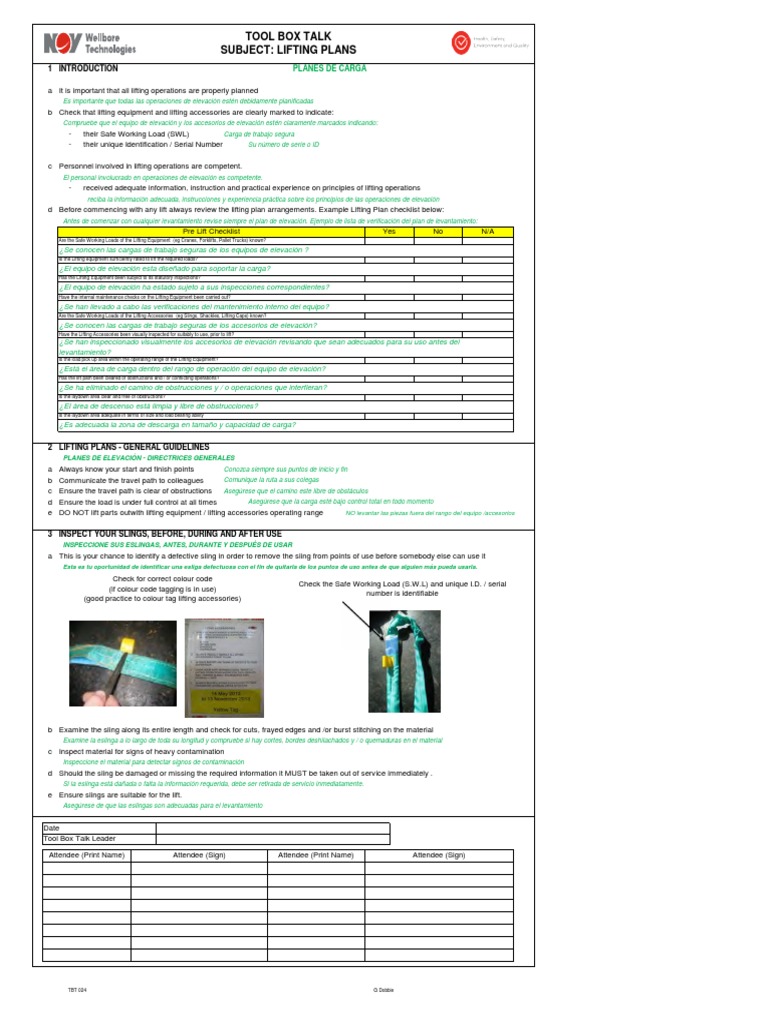 Lifting Plans SP | PDF