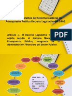 DL 1440 | PDF | Presupuesto | Presupuesto del gobierno