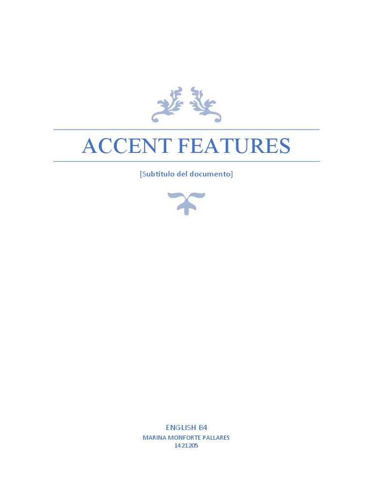 English Accents | PDF | English Language | Stress (Linguistics)