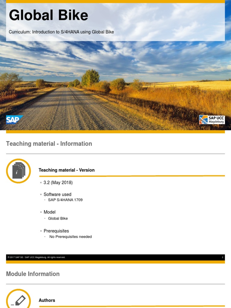 Intro S4HANA Using GBI GBI Slides en v3.2 ARIS | PDF | Business | Economies