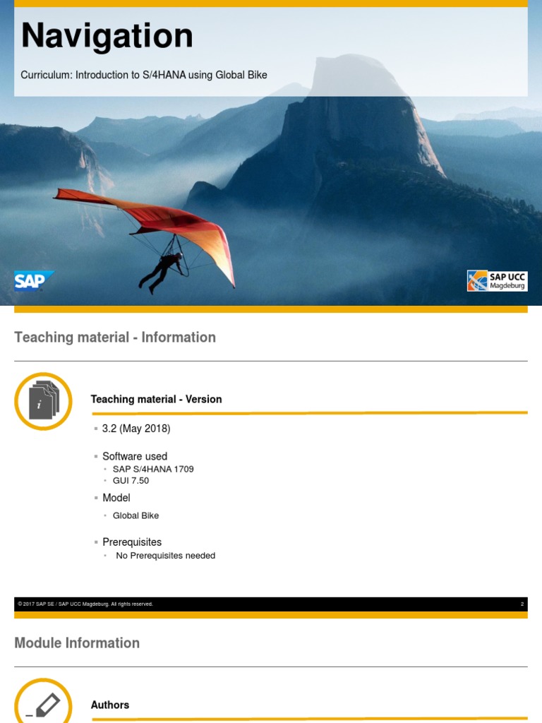 Intro S4HANA Using GBI Navigation Slides en v3.2 | PDF | Software ...