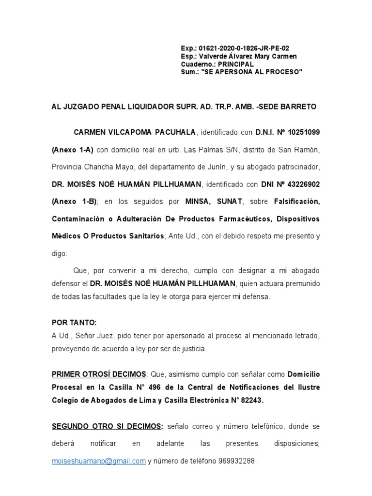 Designo Abogado Carmen Vilcapoma | PDF | Principios éticos | Gobierno Designo Abogado Carmen Vilcapoma | PDF | Principios éticos | Gobierno
