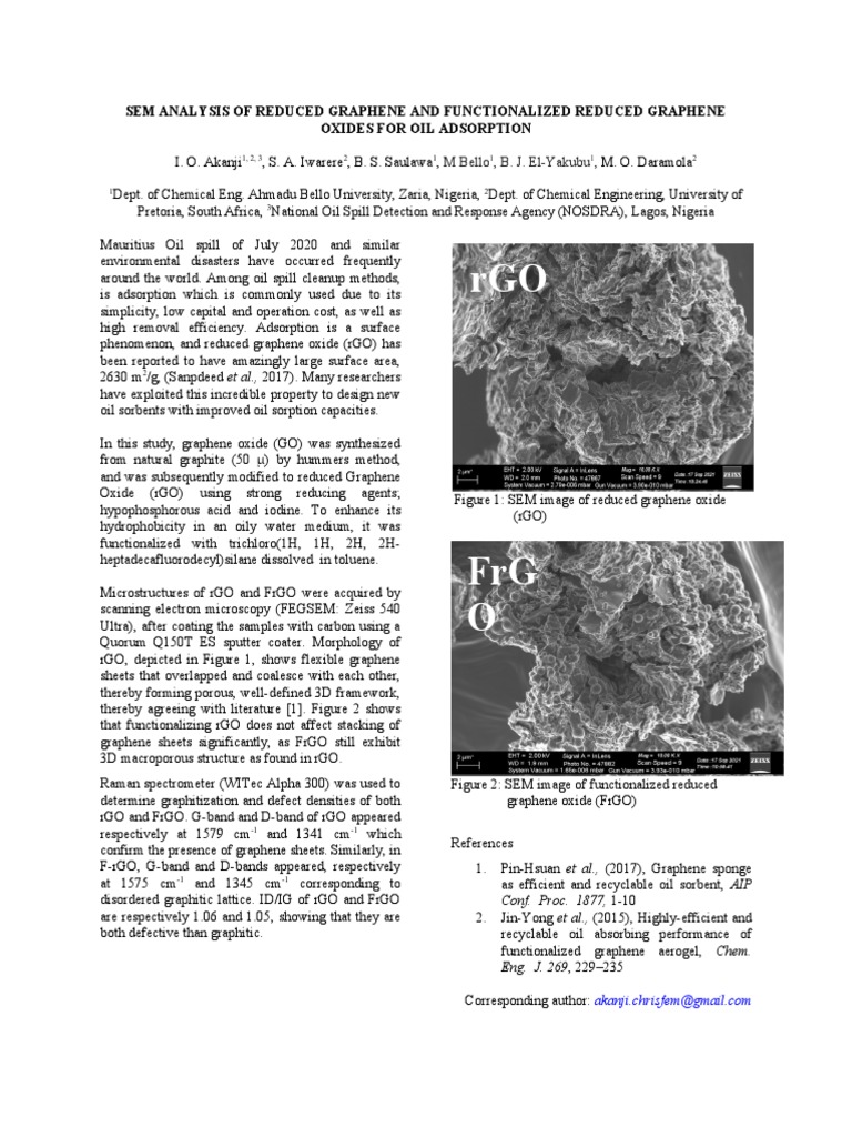 AKANJI Microscopy Conference | PDF | Graphene | Scanning Electron ...
