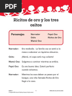 Ricitos de Oro Guion de Teatro | PDF | Ricitos de oro y los tres osos ...