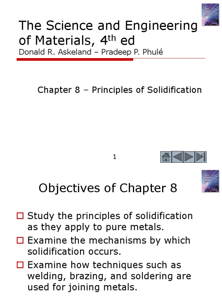 Principles of Solidification | PDF | Casting (Metalworking) | Ingot