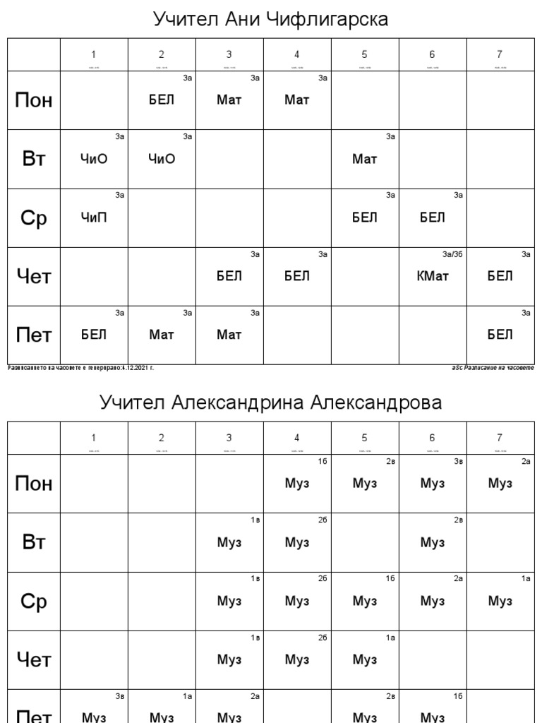 учители Pdf