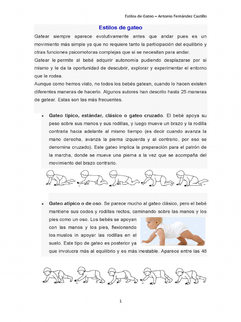 Estilos de Gateo | PDF