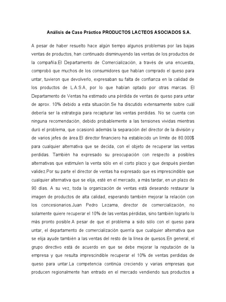 Estrategias para Recuperar Ventas de Queso | PDF | Cupón | Producto (Negocio)