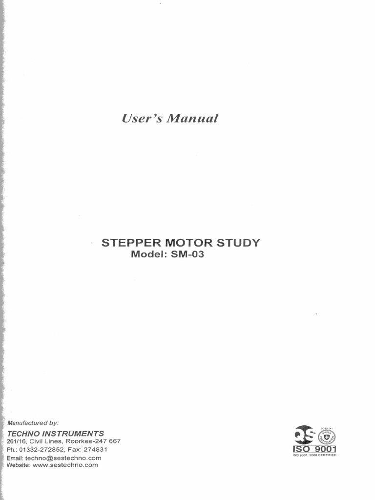 Manual Stepper - Motor.study | PDF