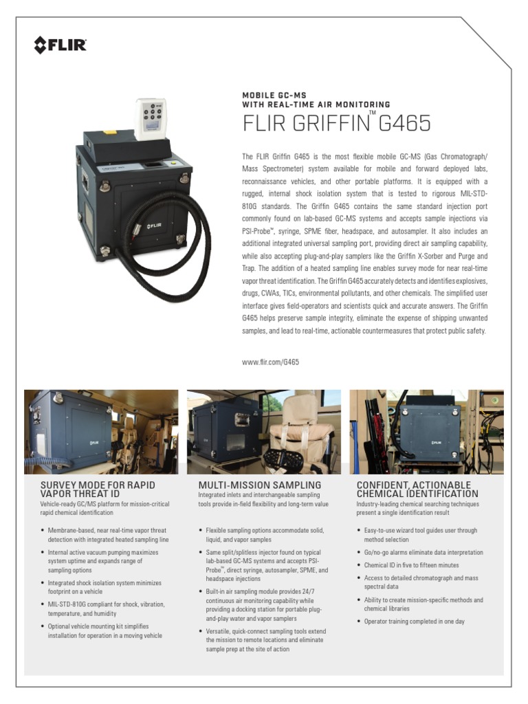 Griffin G465 Datasheet US | PDF | Gas Chromatography–Mass Spectrometry ...