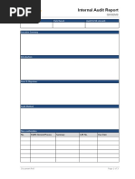 QMS Internal Audit Schedule Template ISO 45001 | PDF