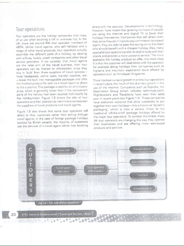 Lecture 5 English For Tourism | PDF