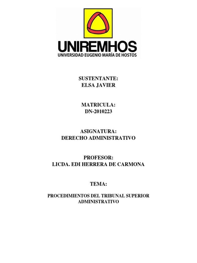 Derecho Administrativo Elsa Procedimiento | PDF | Jurisdicción ...