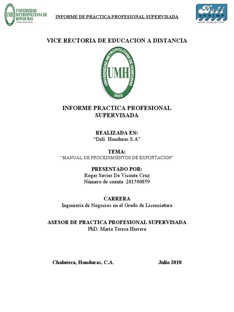 Informe Final PPS - Roger de Vicente | PDF | aduana | Análisis FODA