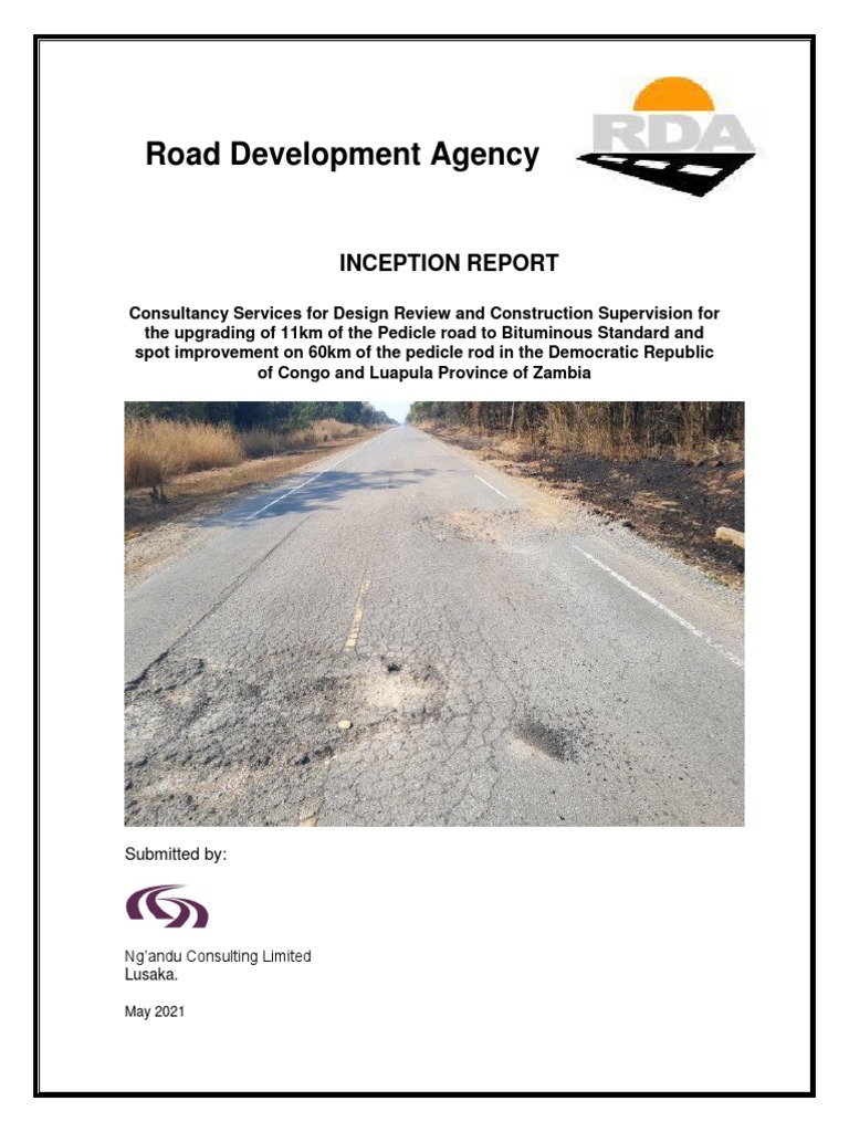 Upgrading Pedicle Road: Congo & Zambia | PDF | Science & Mathematics ...