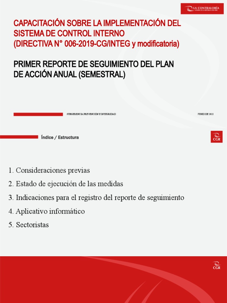 1er Reporte Seguimiento PAA - 2022 | PDF | Informática