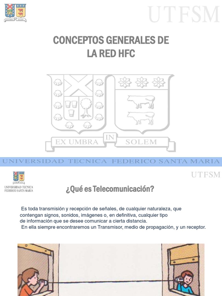 CONCEPTOS GENERALES RED HFC de VTR - UTFSM | PDF | Televisión | Ingeniería Informática