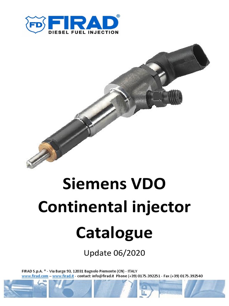 Siemens FIRAD Catalogue | PDF | Automotive Technologies | Motor Vehicle ...