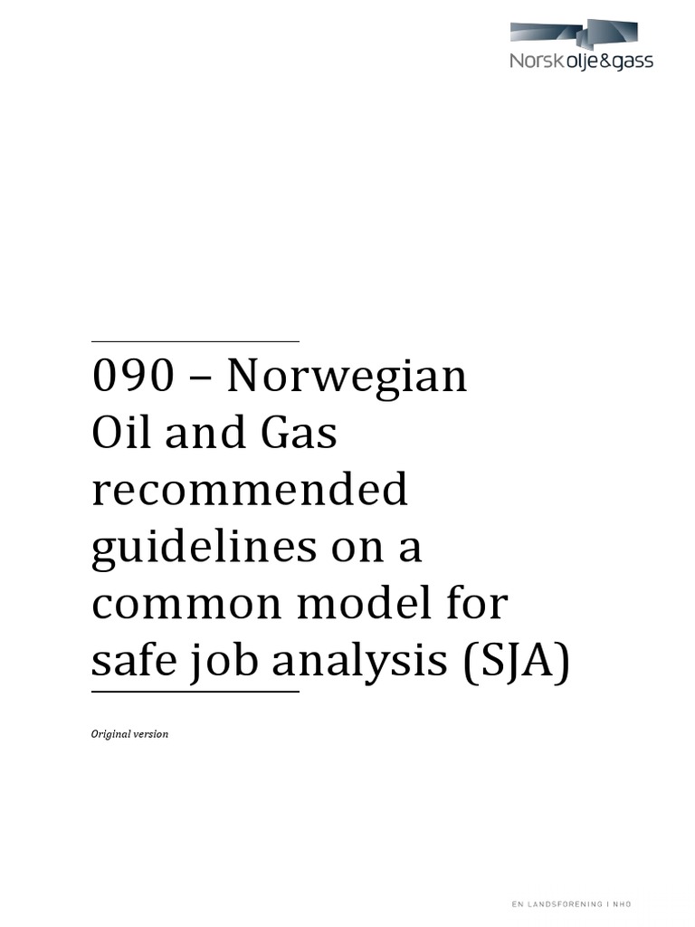 NR 01 - Norwegian Oil and Gas Recommended Guidelines On A Common Model ...