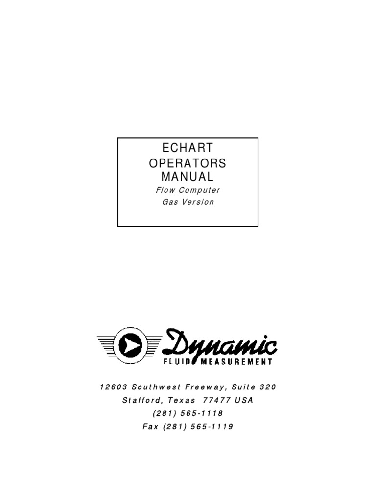 Echart | PDF | Flow Measurement | Computer File