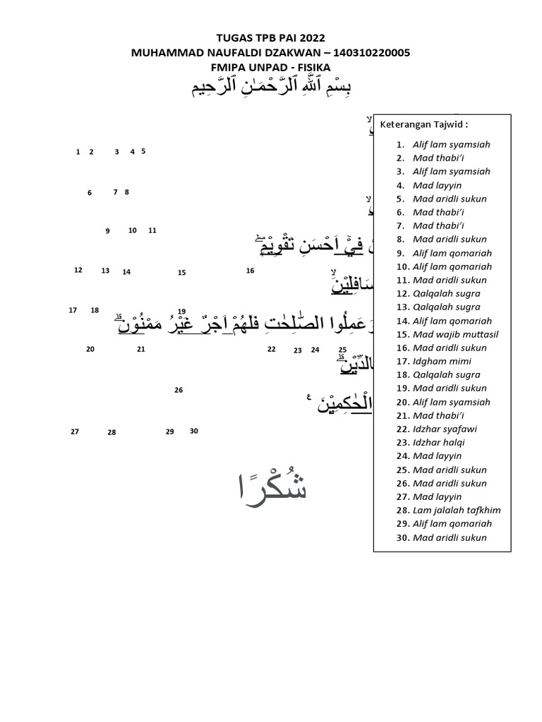 TPB PAI Attin - MNAUFALDIDZAKWAN | PDF