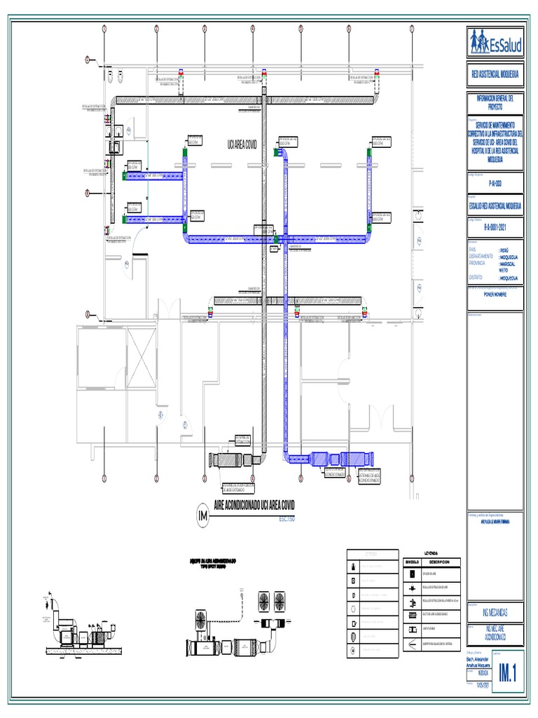 IM.1 INS. MEC. AIRE ACONDICIONADO - Plano | PDF | Ingeniería de ...