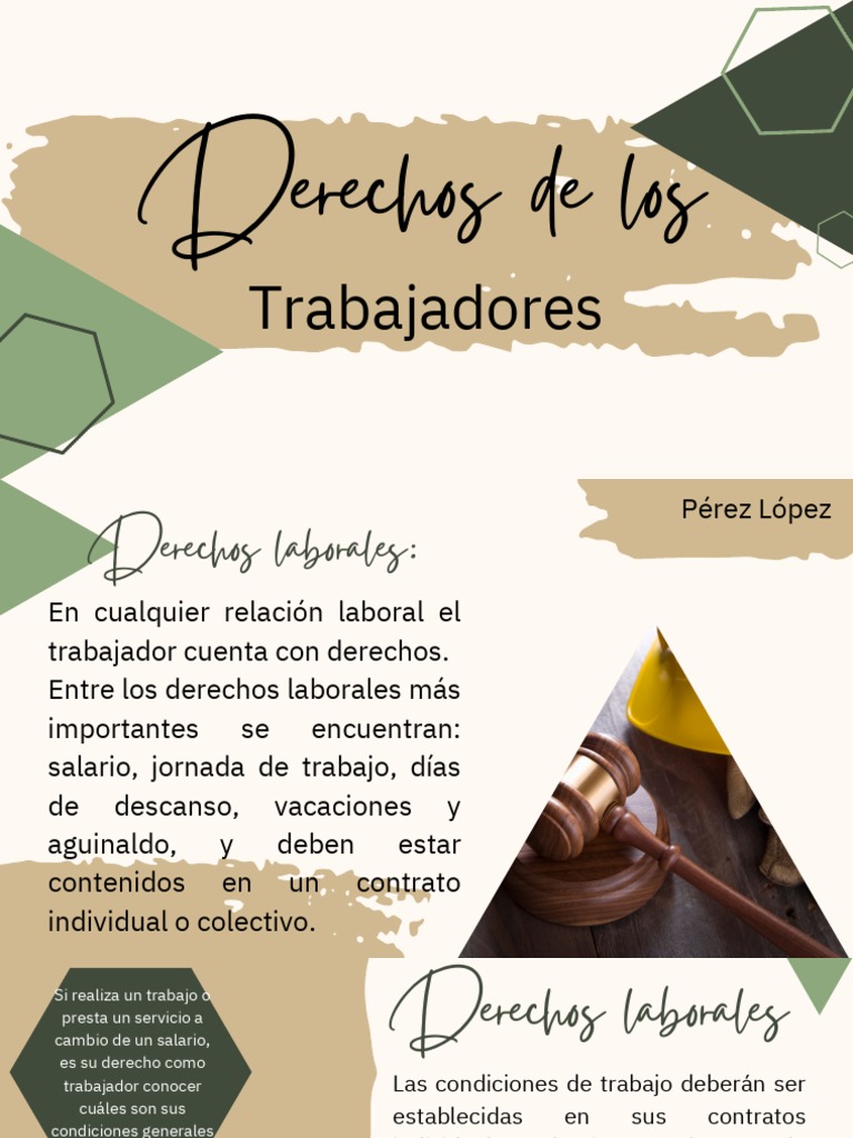 Derechos De Los Trabajadores Pdf Salario Tiempo De Trabajo 1769
