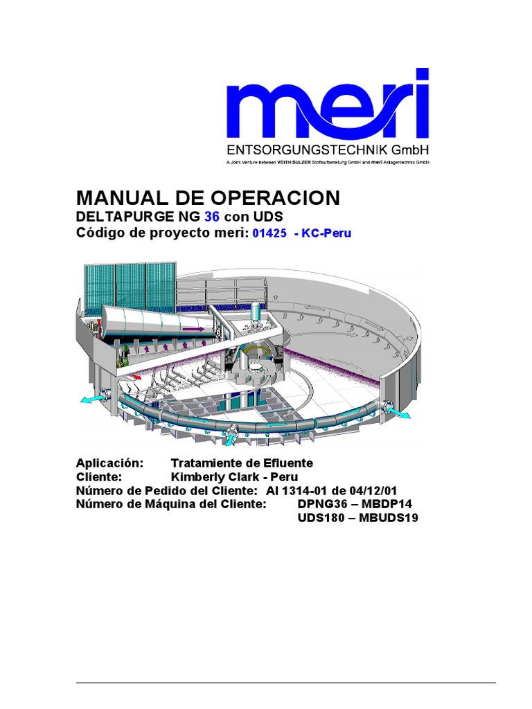 Manual de Operación DELTAPURGE NG 36 | PDF