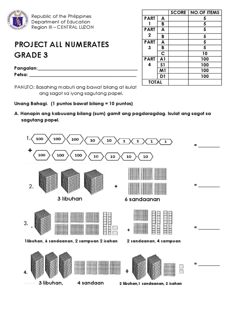 PROJECT AN GRADE 3 TAGALOG Edited | PDF