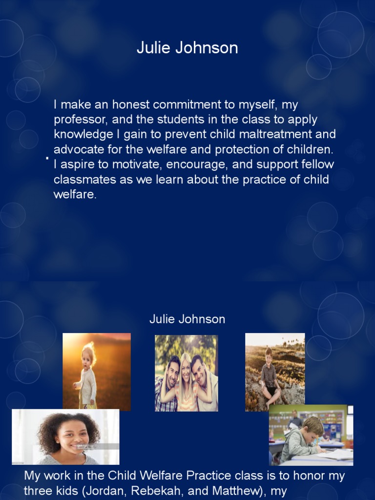 Julie Johnson Commitment Slides | PDF