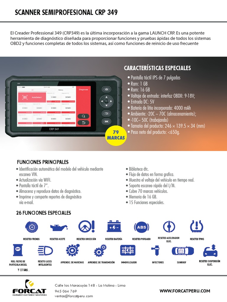 Ficha CRP 349 | PDF | Hardware de la computadora | Ingeniería Informática