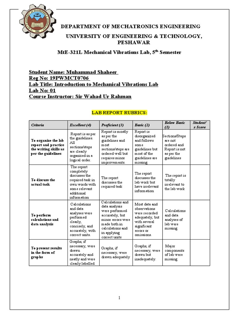 MV Lab#1 | PDF | Piezoelectricity | Applied And Interdisciplinary Physics