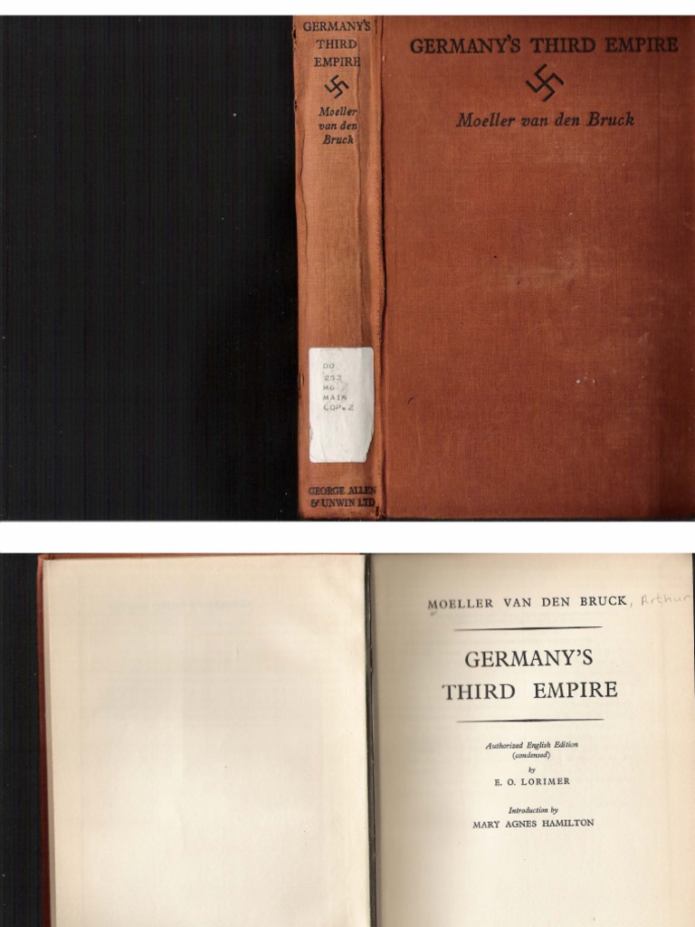 Moeller Van Den Bruck - Germany's Third Empire | PDF | History
