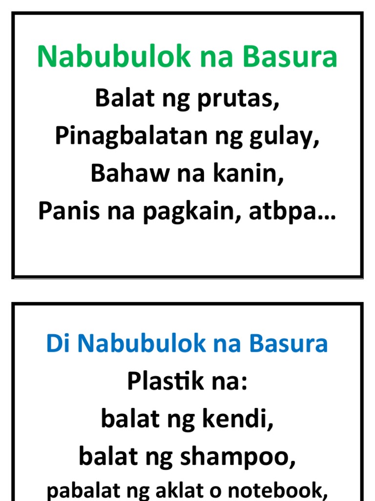 Nabubulok Na Basura | PDF