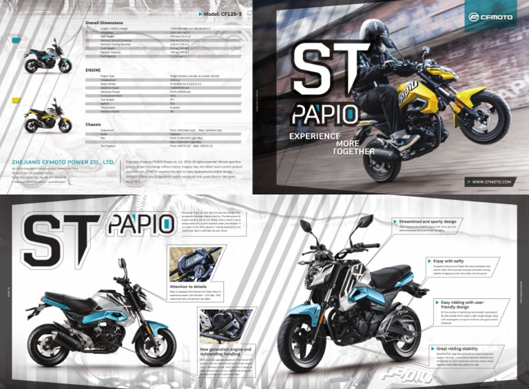 Cfmoto ST Papio Brochure | PDF