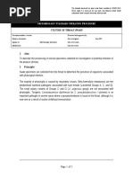 Eye Specimen Culture SOP Guide | PDF | Microbiology