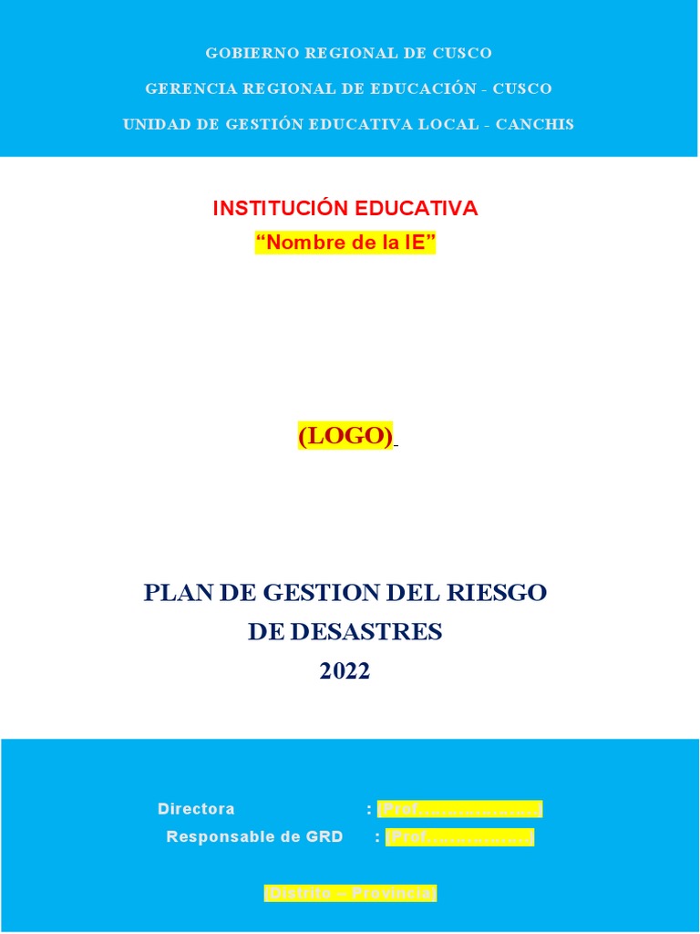Modelo Plan GRD 2022 | PDF | Radiación | Relámpago