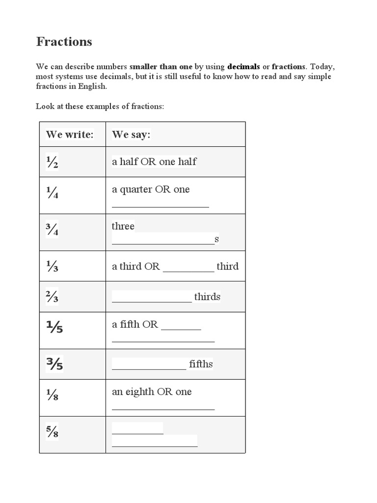 Types of Numbers | PDF