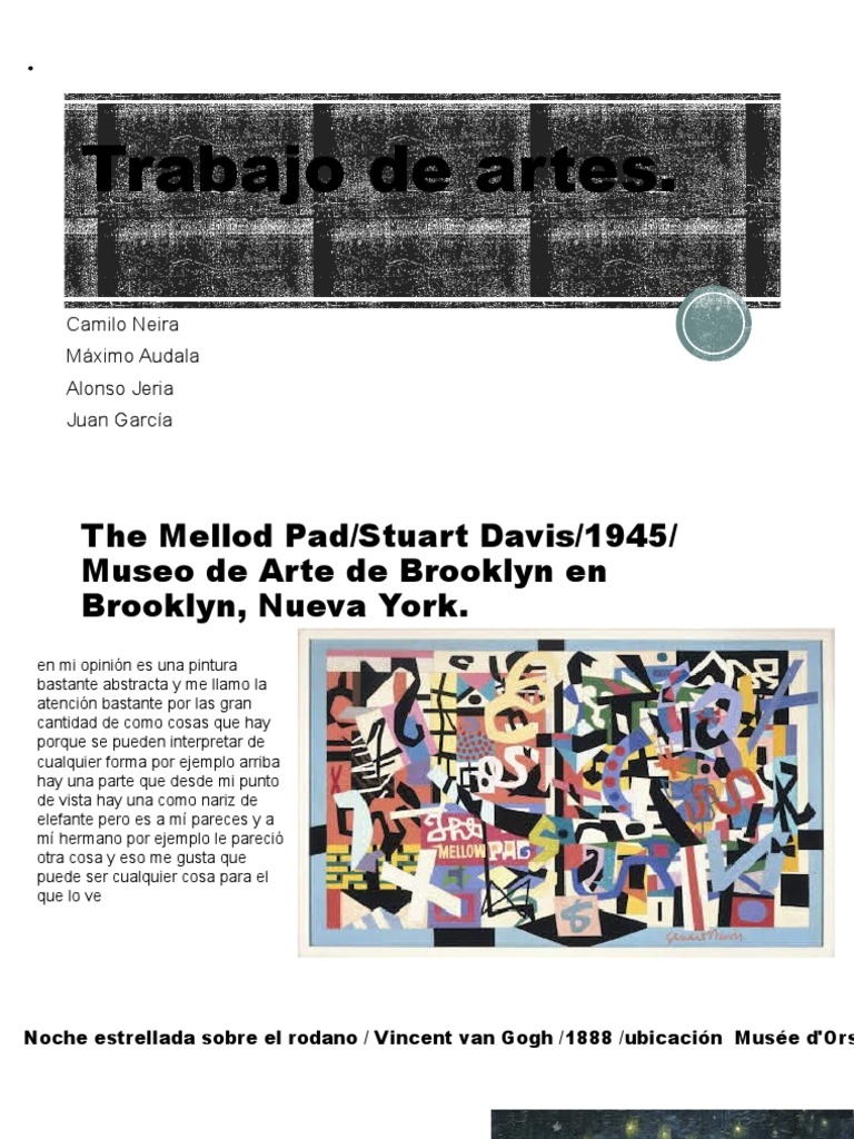 Trabajo de Artes | PDF | Las artes | Pinturas