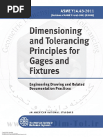 ASME Y14.5 - Dimensioning & Tolerancing | PDF