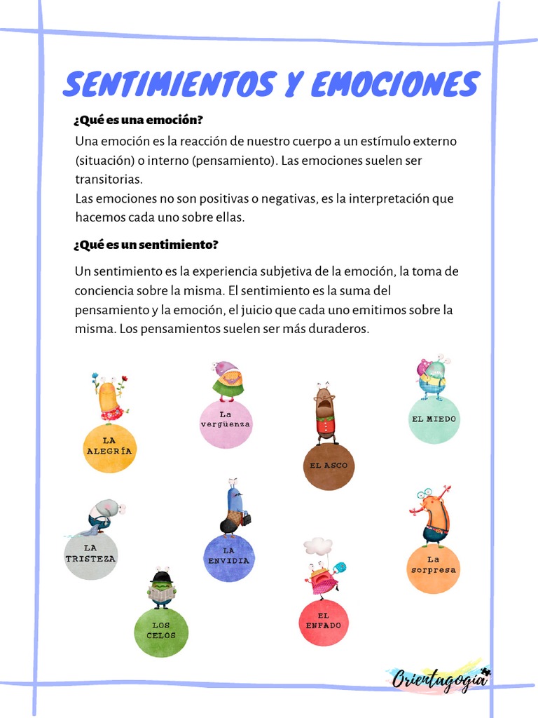 Sentimientos y Emociones | PDF
