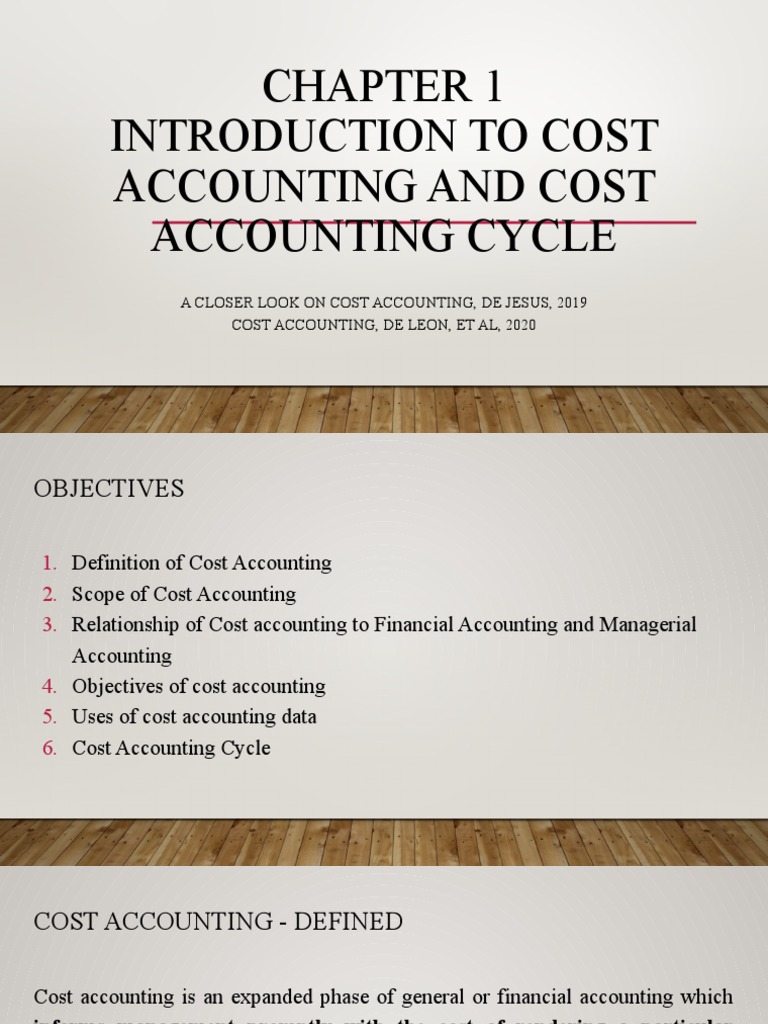 Introduction to Cost Accounting | PDF | Cost Of Goods Sold | Accounting