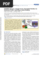 Membrane Proteins Building and Simulation With Charmmgui and VMD | PDF ...