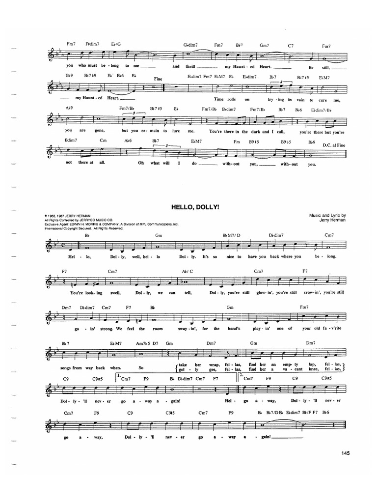 Hello Dolly Tutti | PDF