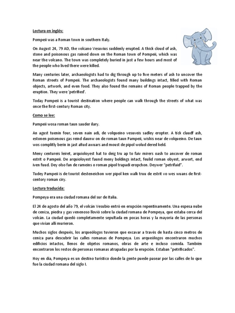 Lectura en Inglés | PDF