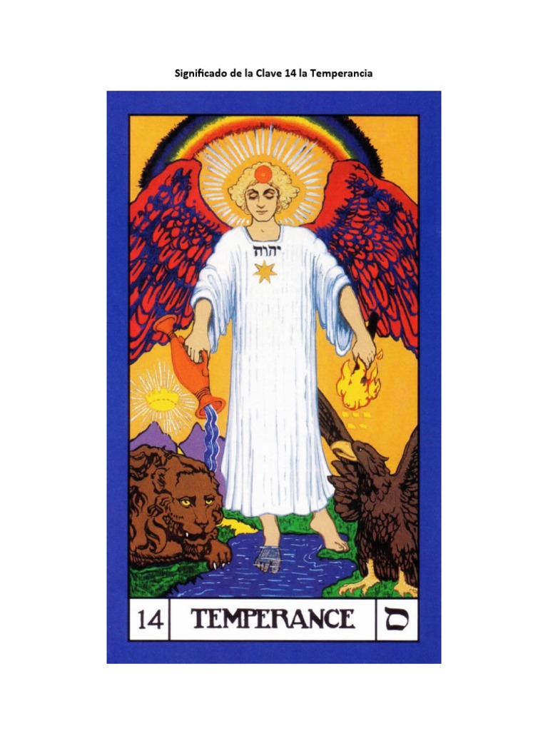 Significado de La Clave 14 La Temperancia | PDF | Verdad | Mente