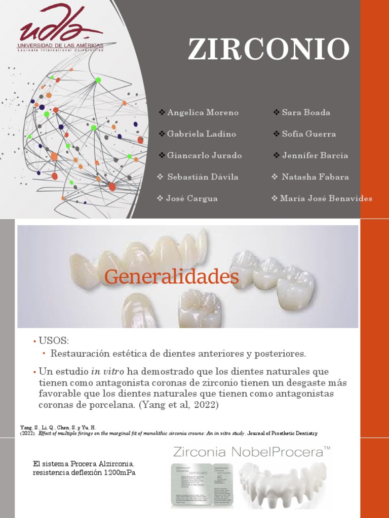 Zirconio | PDF | Aluminio | Química