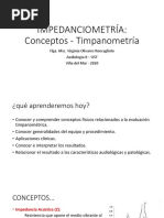 Timpanometria | PDF | Oído | Acústica